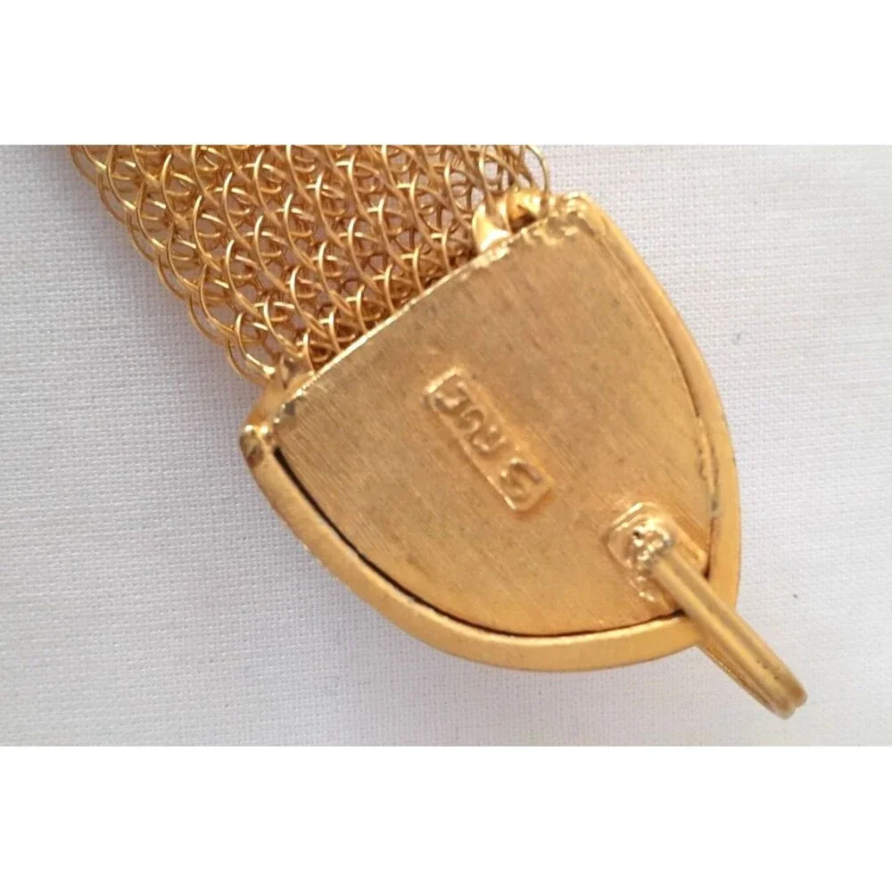 Jay Strongwater | Jewelry | Jay Strongwater Gold Tone Mesh Collar ...
